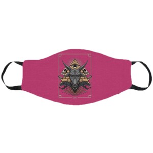 Baphomet Mystic Satanic Face Mask,black Metal Face Mask,witch Face Mask ...