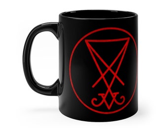 Esoteric Coffee Mug Satan and Lucifer Tea Cup - Etsy