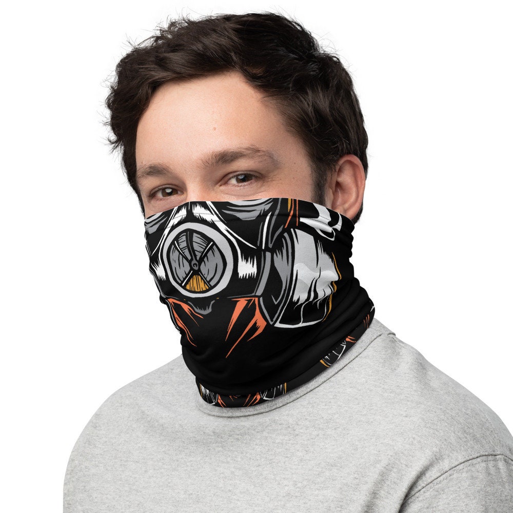 Gothic " Gas Mask" Face Masknneck Gaiter,cosplay Face Mask,washable ...