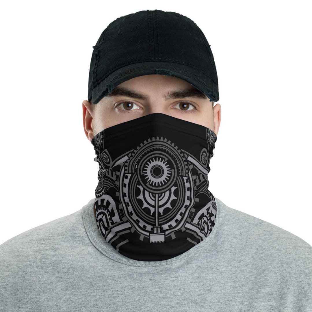 Cybernetic Face Mask Neck Gaiter Washable Face Maskreusable - Etsy