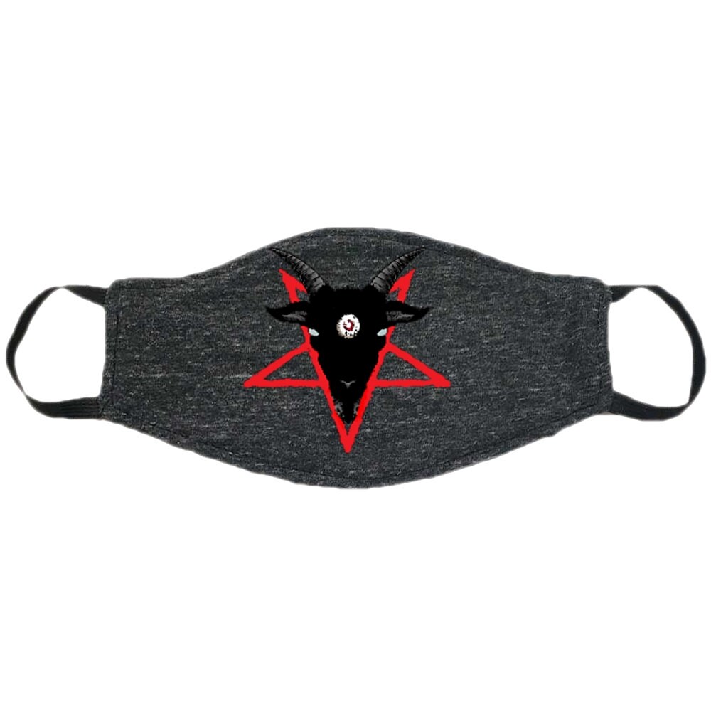 Baphomet 3x3 Eyes Face Maskpentaagram Face Maskmade in - Etsy
