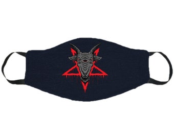 Satanic Face Mask - Etsy