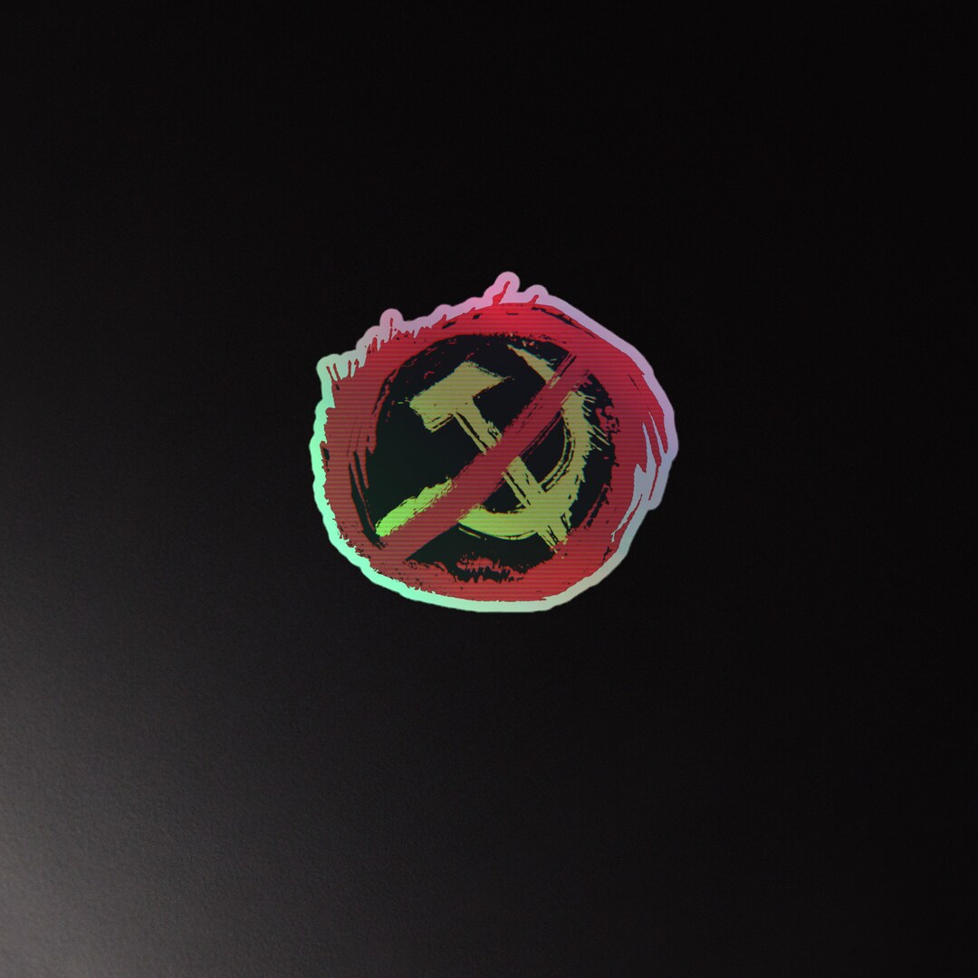 Anti Communist Stickers Libertarian Sticker Die Cut - Etsy