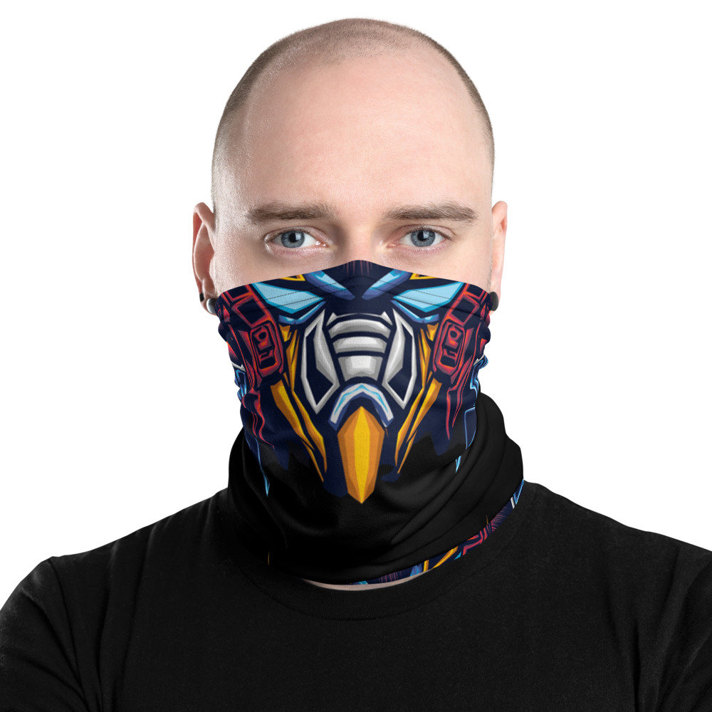 Cyber Gas Face Mask , Robotic Goth Neck Gaiter , Robotic Neck Gaiter ...