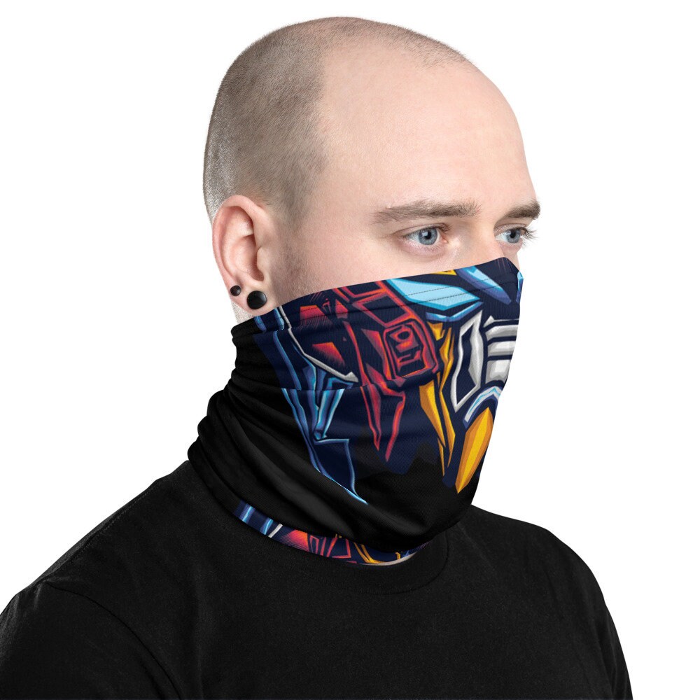 Cyber Gas Face Mask , Robotic Goth Neck Gaiter , Robotic Neck Gaiter ...