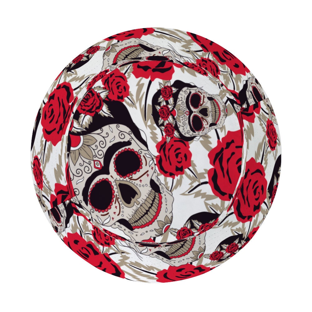 Frida Kahlo Hatst Bucket Hat , Gothic Holiday Hat, Emo Headgear ...