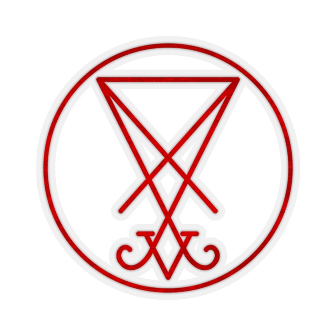 Sigil of Satan Kiss-cut Stickers,occult Laptop Sticker, Goth ...