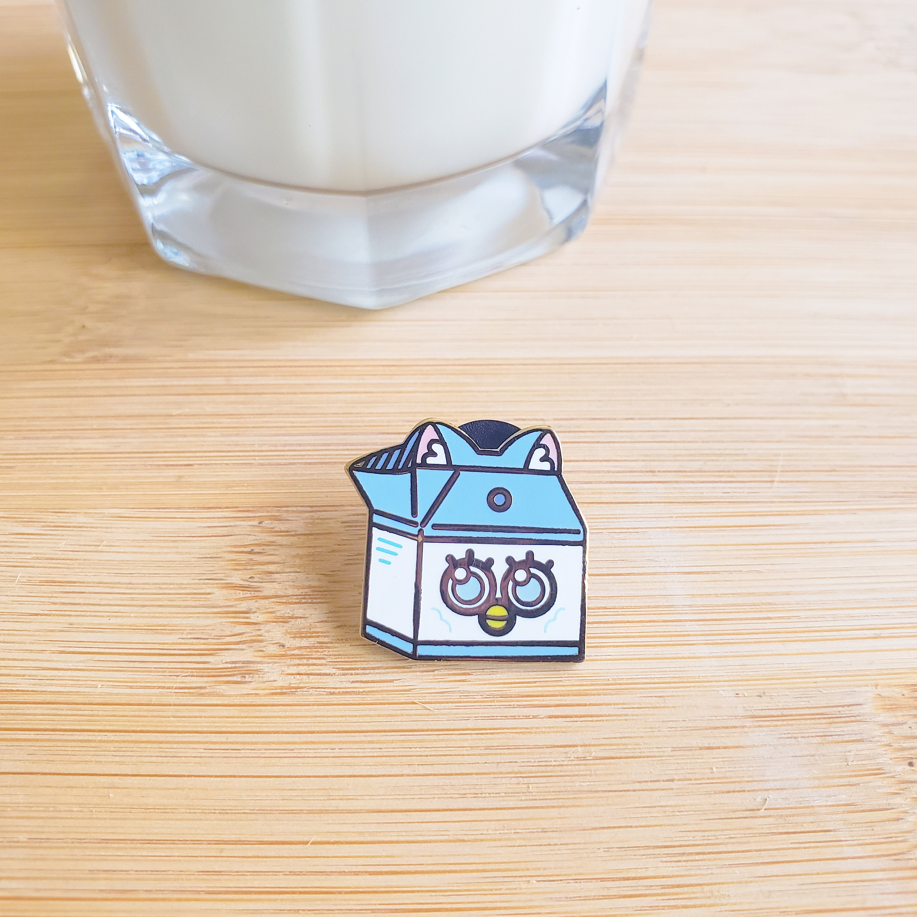 Milk Carton Enamel Pins - Etsy