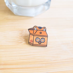 Milk Carton Enamel Pins - Etsy