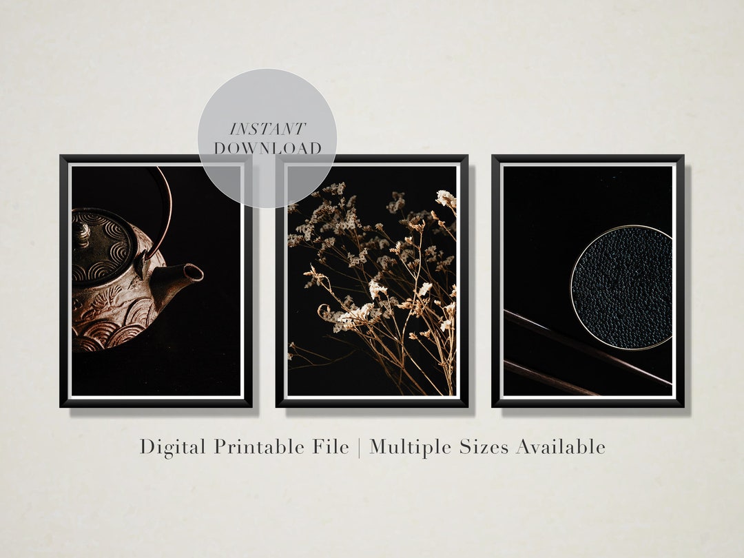 JAPANESE TEA & CAVIER Digital Print | Printable Art in Multiple Sizes ...