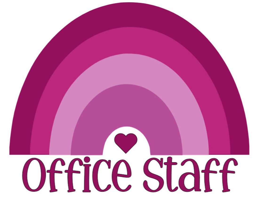 Office Staff Maroon Rainbow PNG - Etsy