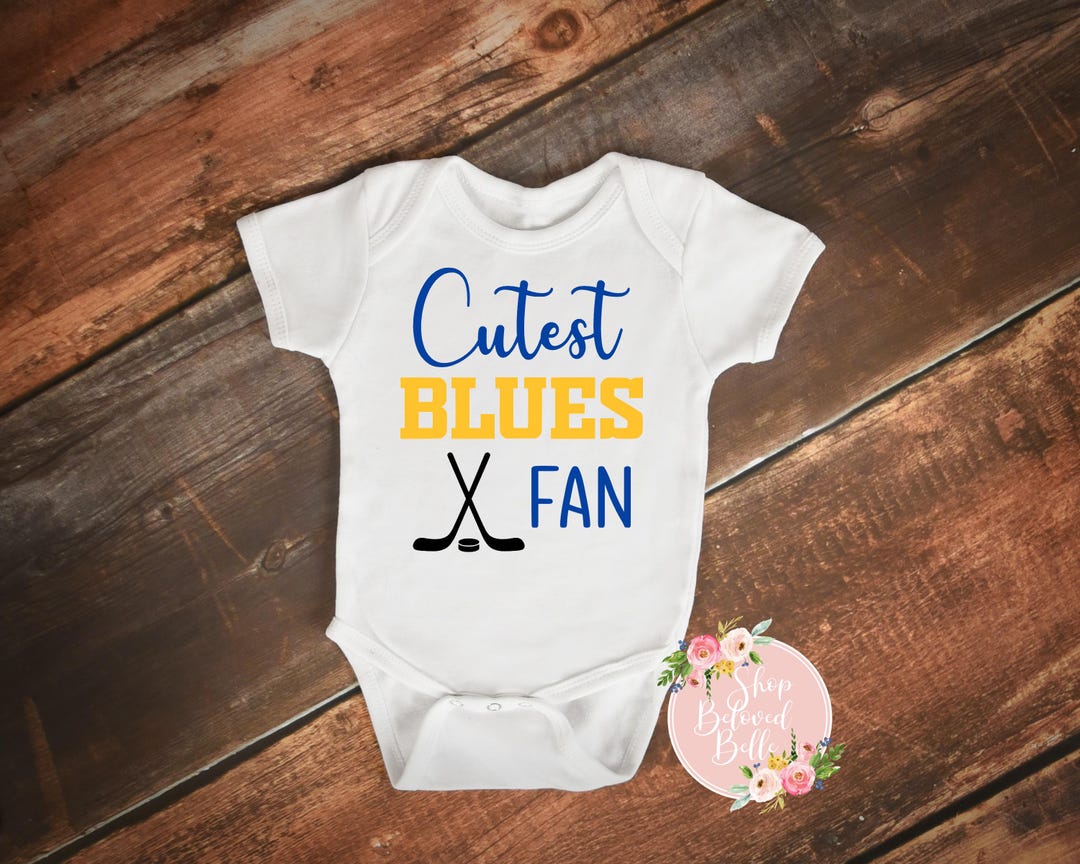 Cutest Blues Fan Baby Bodysuit or Toddler Tee, Cute Newborn, Infant ...