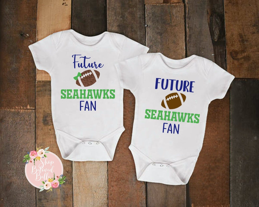 Future Seahawks Fan Baby Bodysuit or Toddler Tee, Game Day, Newborn ...