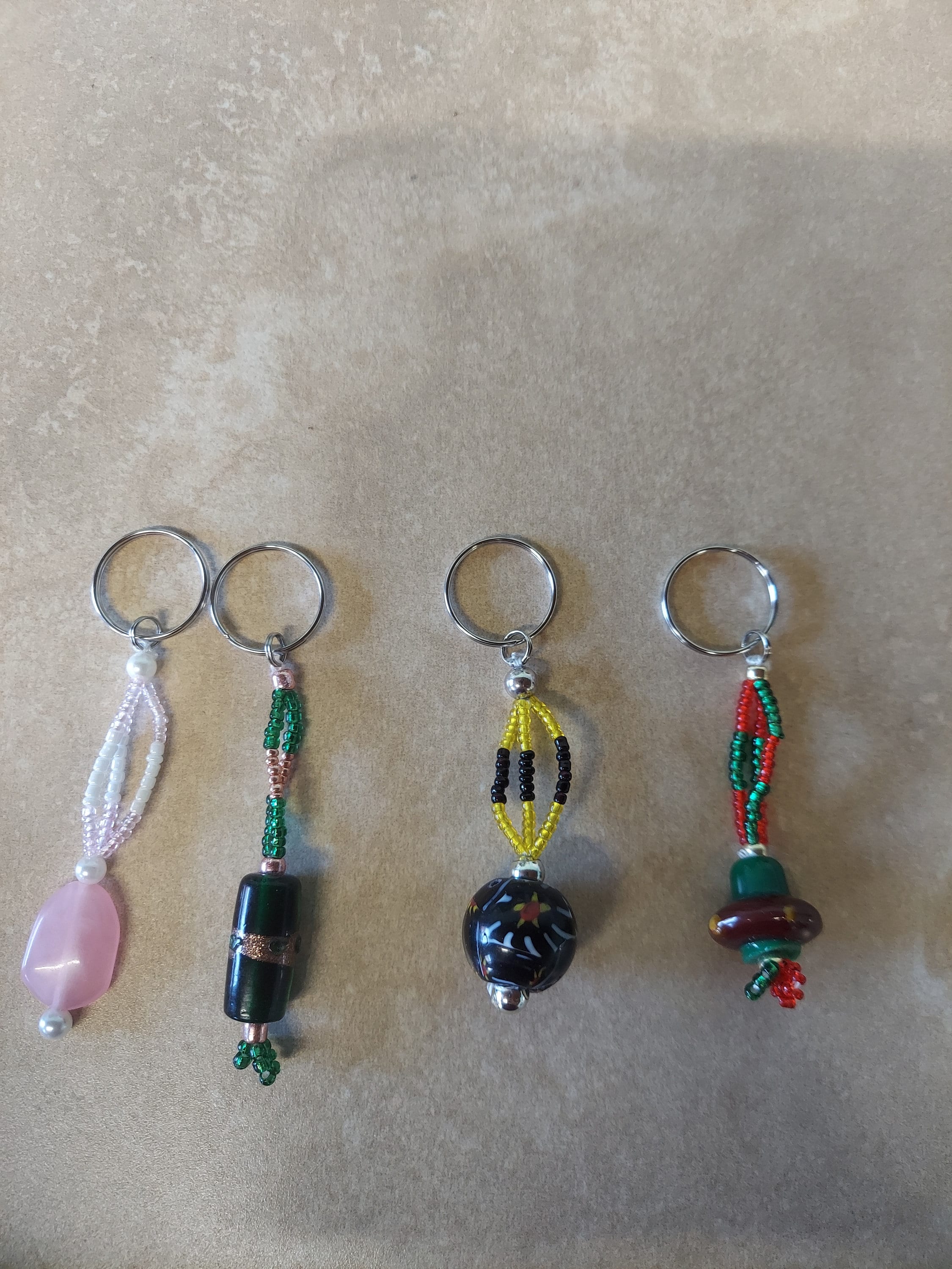 Beaded Keychains - Etsy