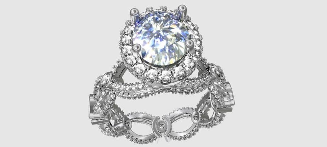 Aphrodite Ring goddess Series Custom Design Gold Engagement Ring W ...