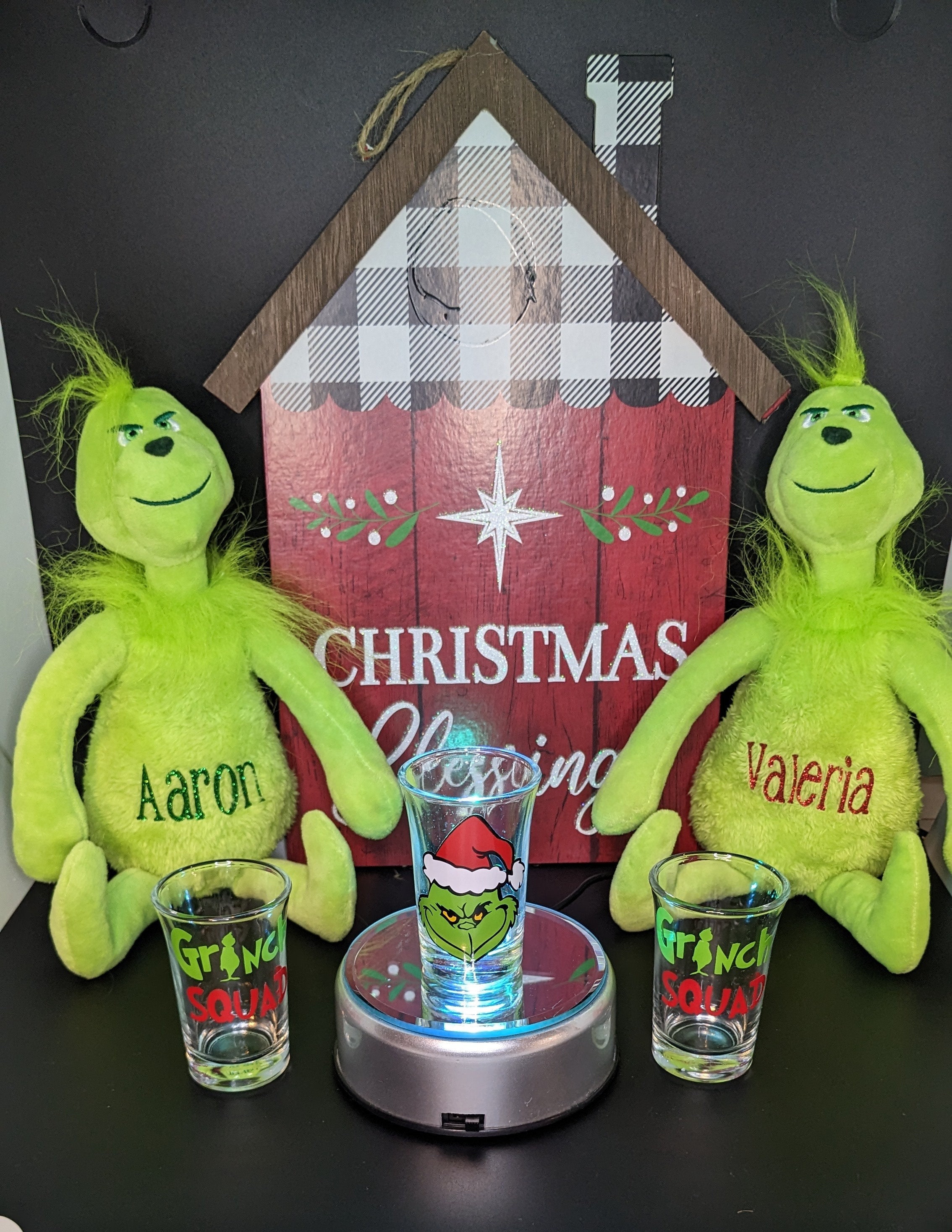 Grinch Grinchmas Christmas Gifts Set of Shot Glasses - Etsy