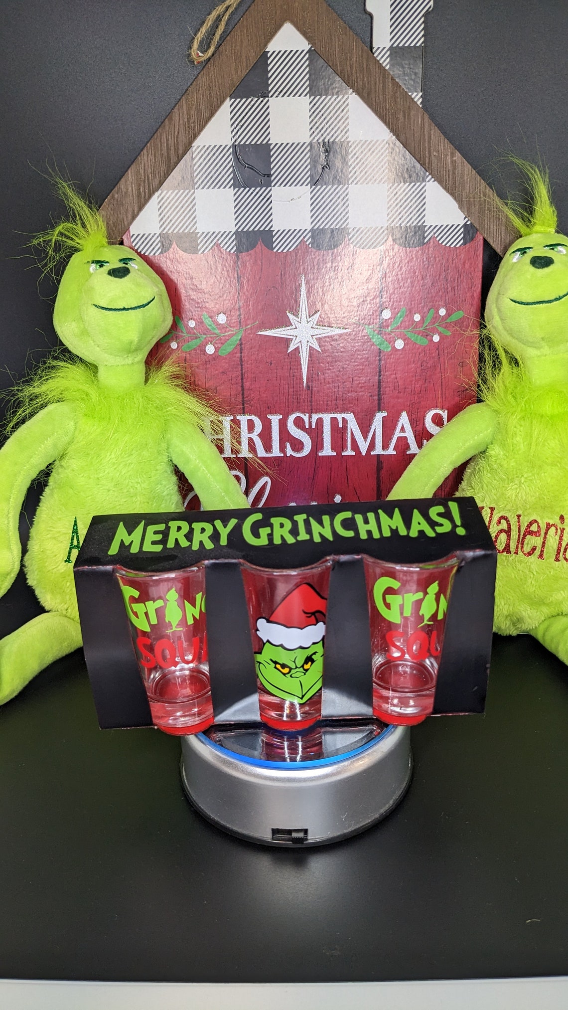 Grinch Grinchmas Christmas Gifts Set of Shot Glasses - Etsy