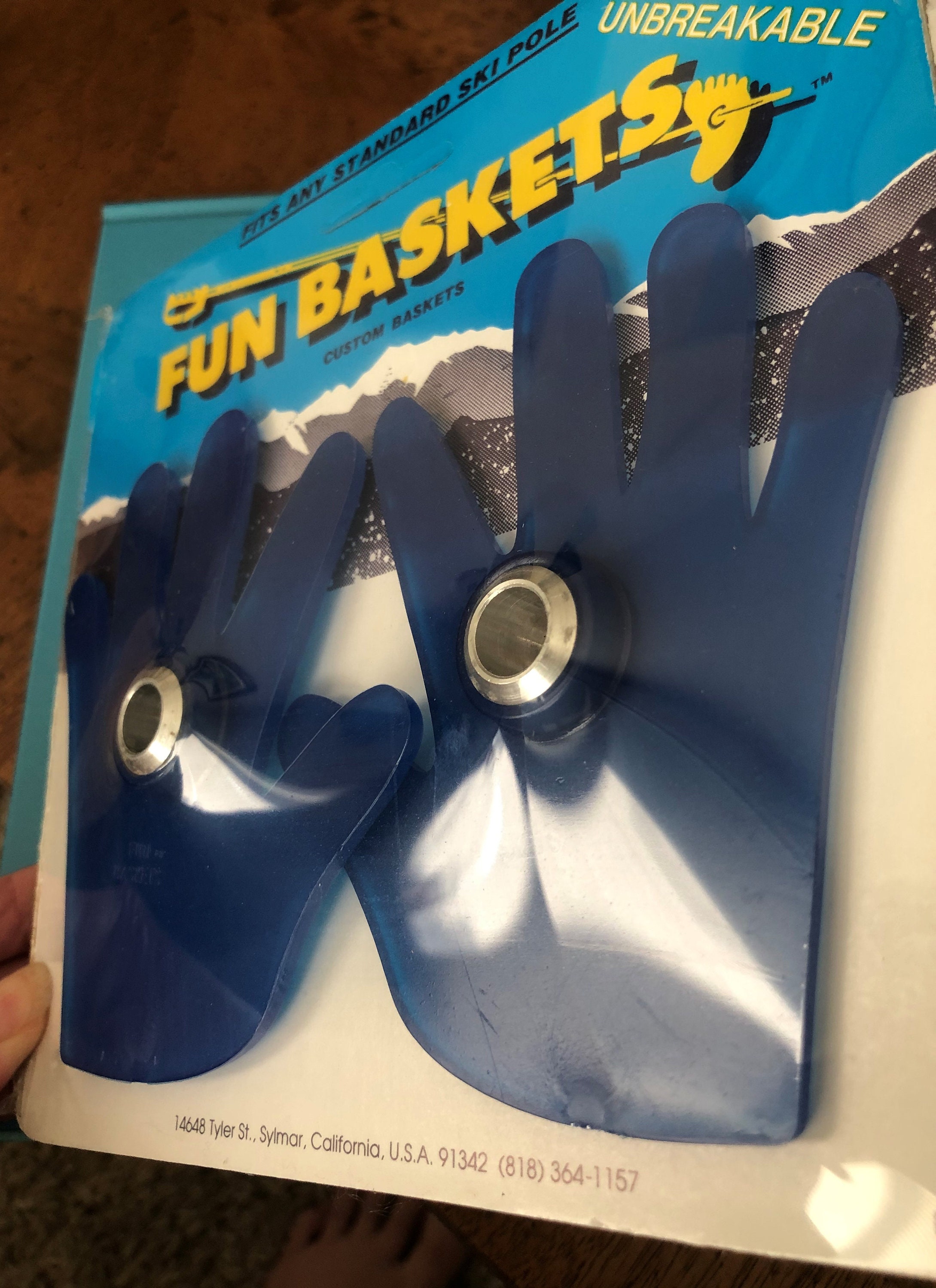 Custom Ski Baskets for Your Ski Poles HANDS fun Baskets - Etsy