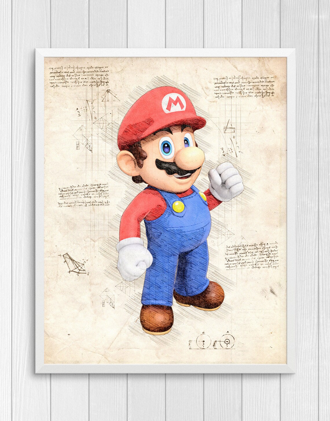 Super Mario Poster Mario Poster Super Mario Print Mario | Etsy