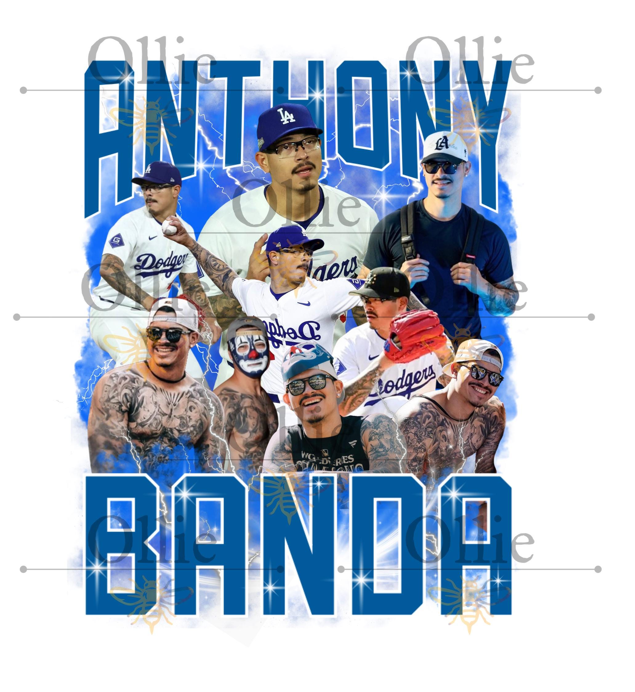 Dodgers Anthony Banda PNG File - Etsy