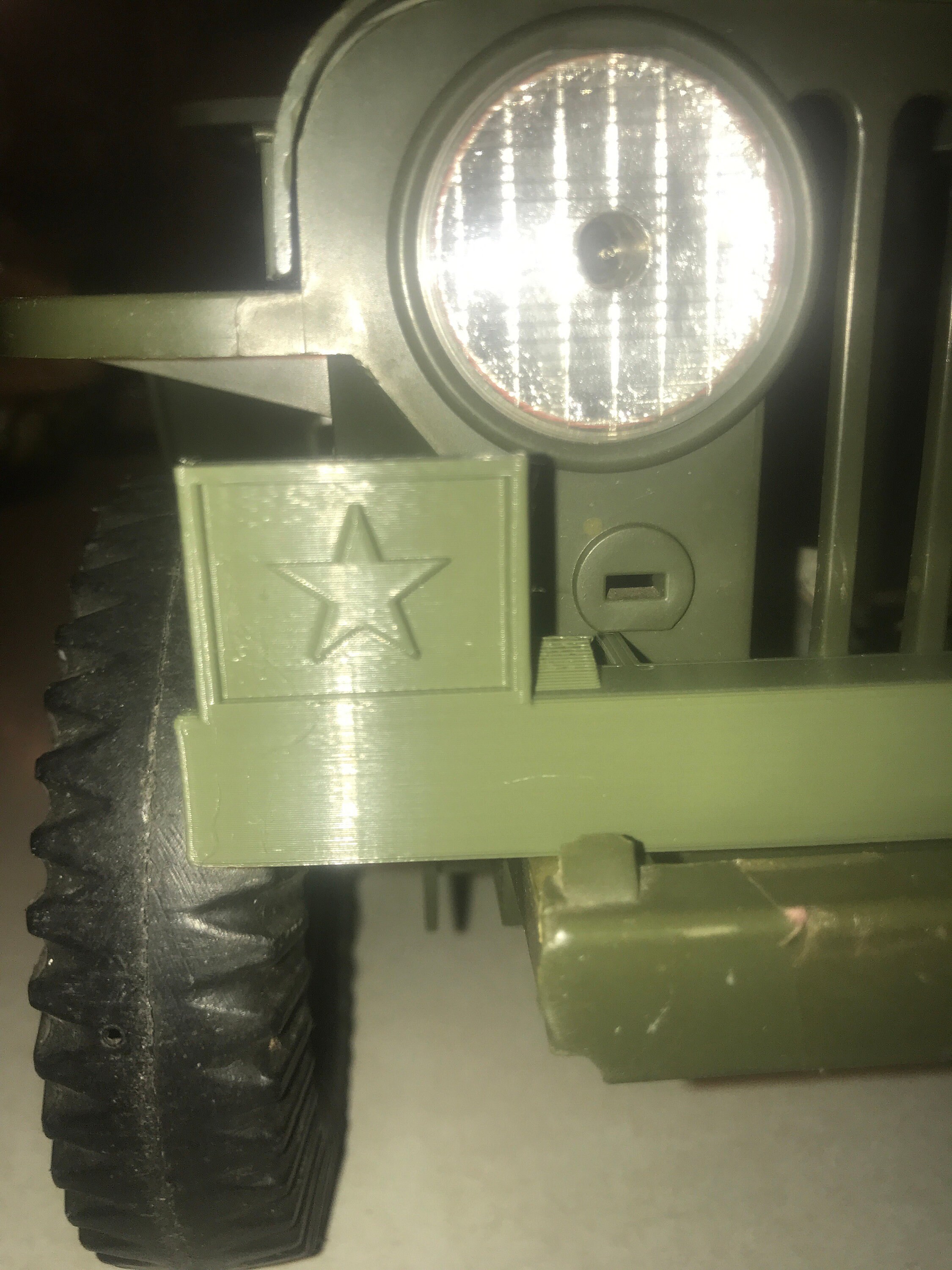GI Joe 5 Star Jeep 7000 Modified Bumper - Etsy