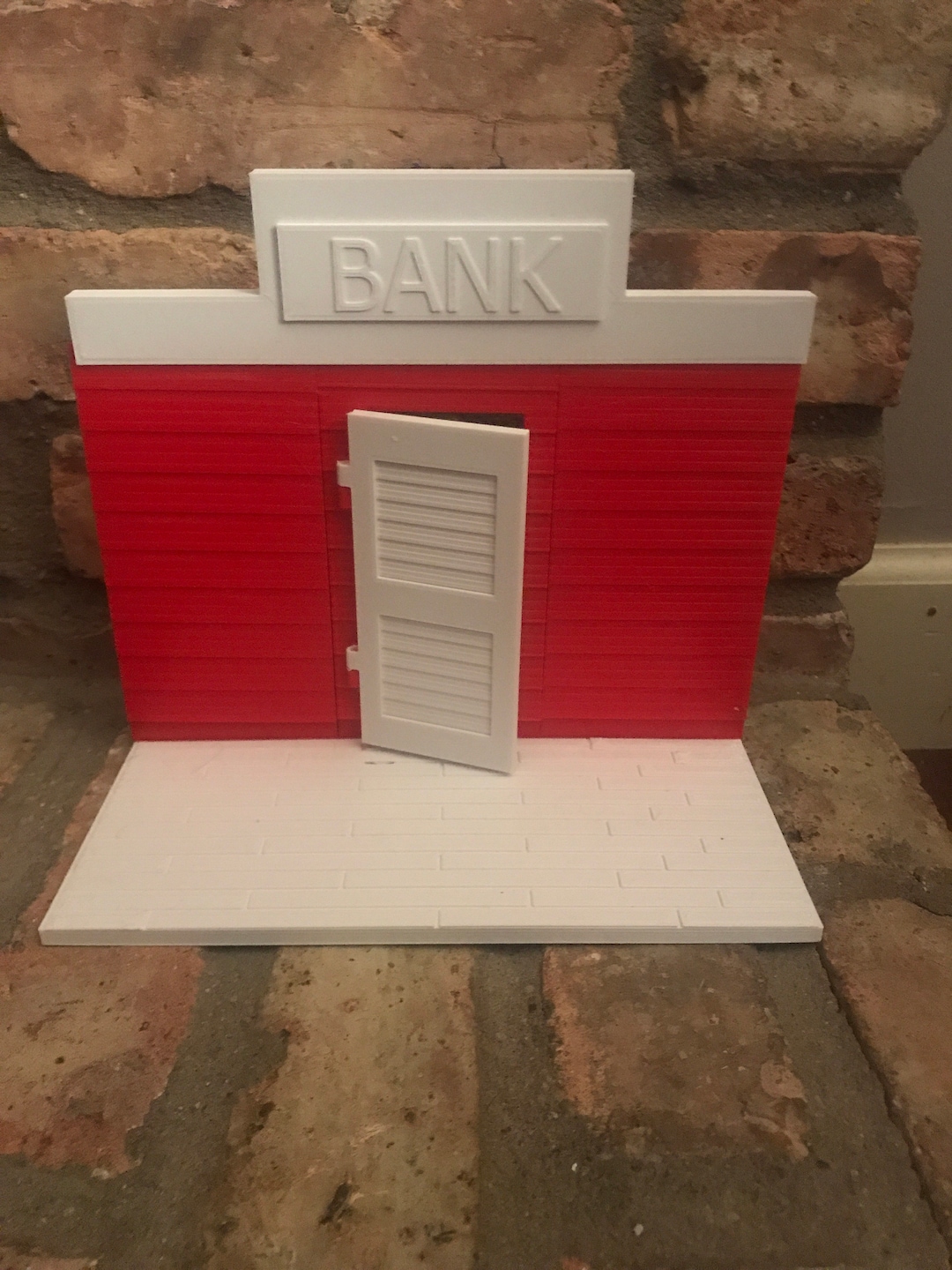 1/18 Scale Bank Playset Diorama - 3D Printed - Etsy