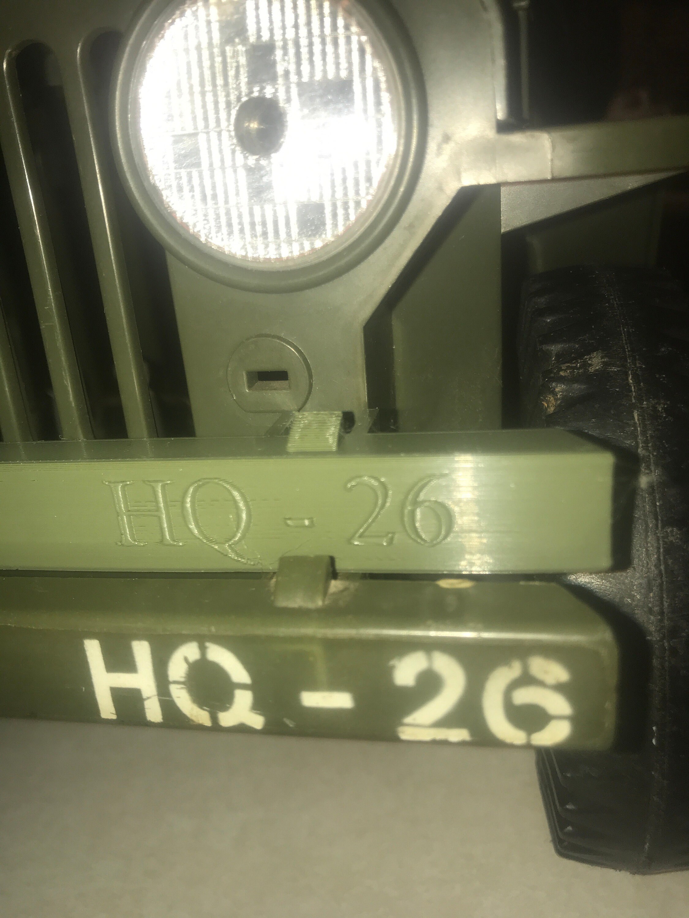 GI Joe 5 Star Jeep 7000 Modified Bumper - Etsy