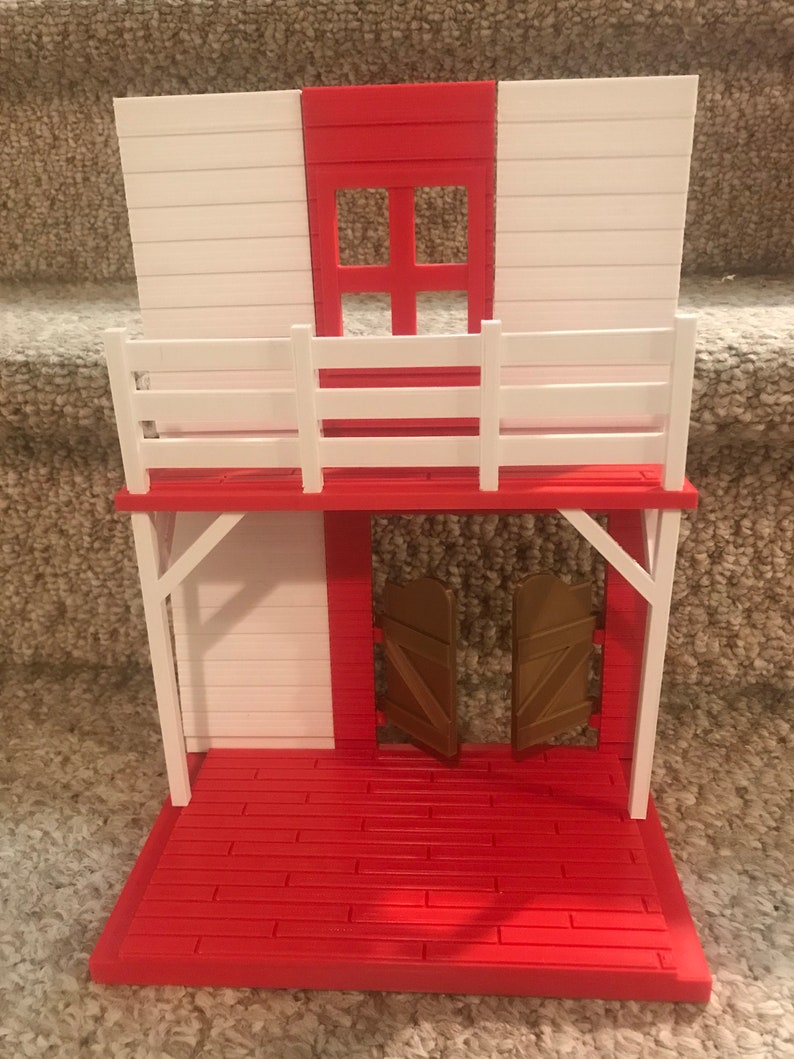 1/18 Scale 2 Story Saloon Playset Diorama - 3D Printed - Etsy