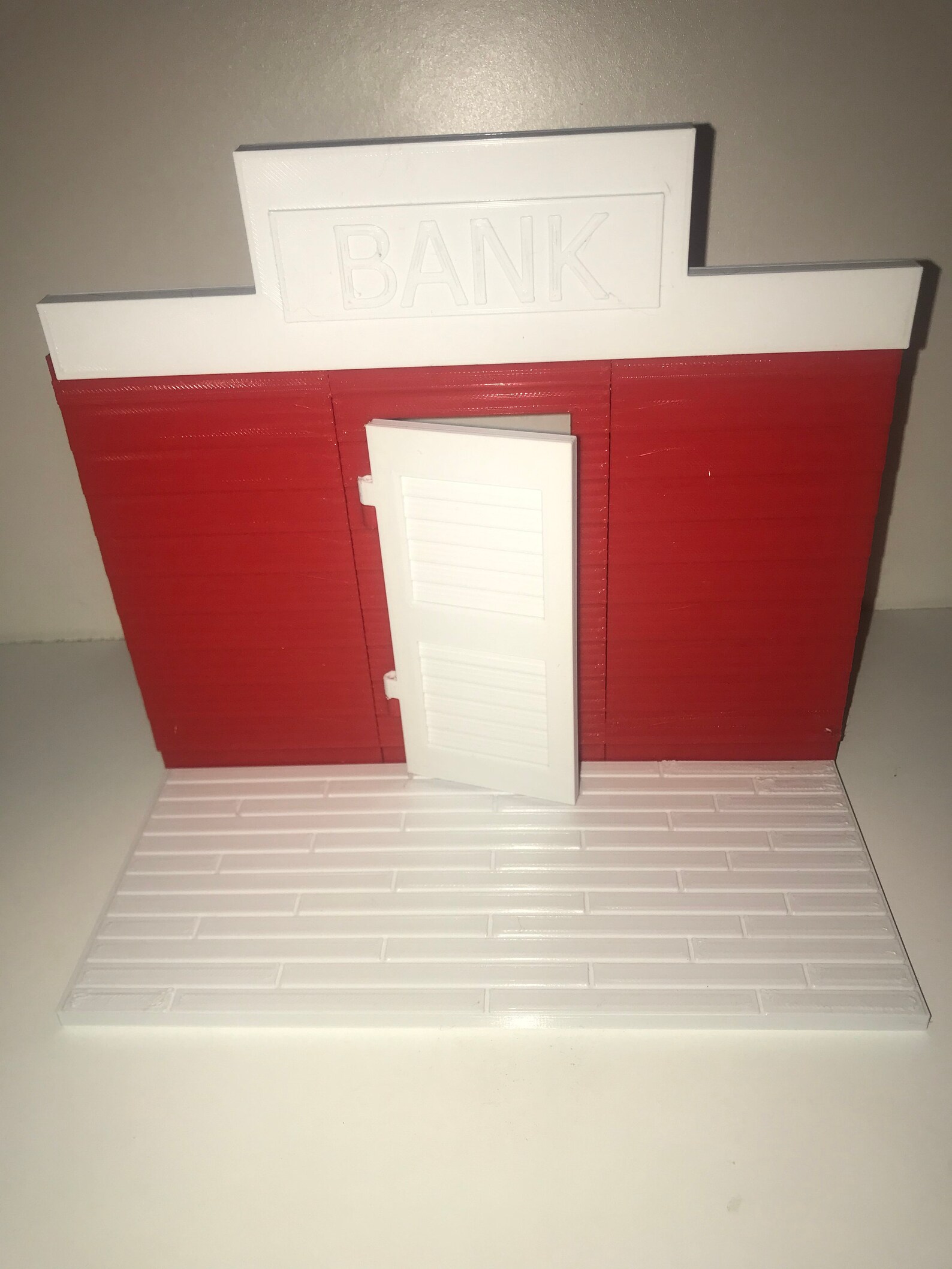 1/18 Scale Bank Playset Diorama - 3D Printed - Etsy