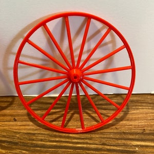 Wagon Wheel for 3-3/4 Inch Action Figures 1/18 Scale - Etsy