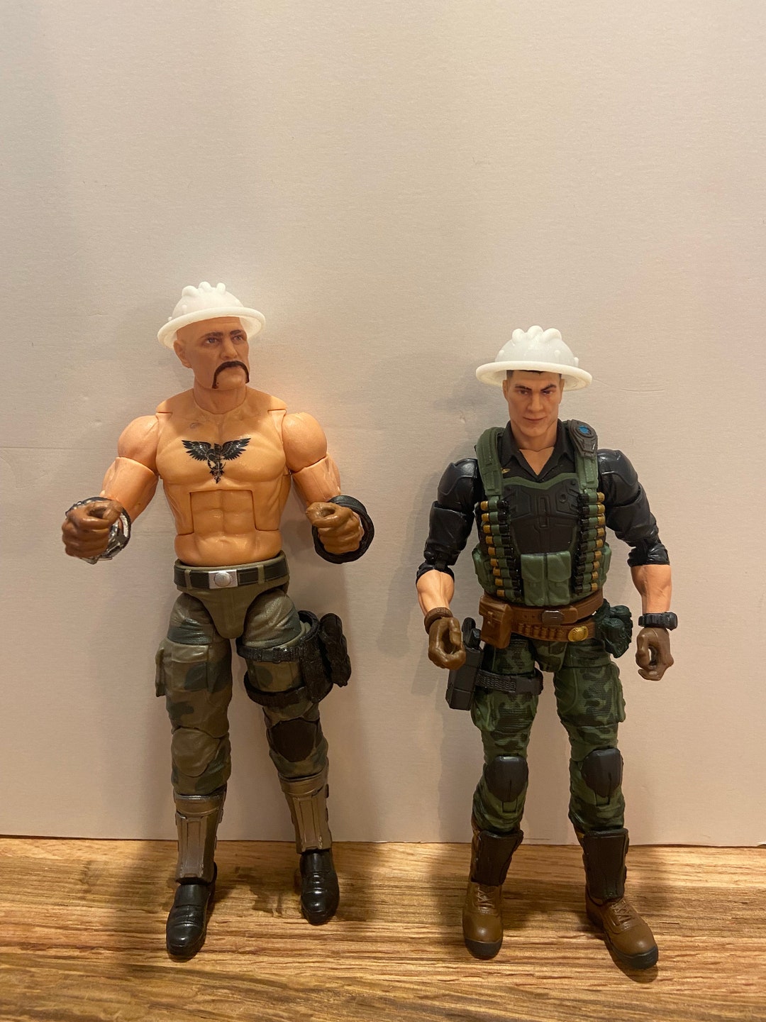 Custom Made Construction Helmut for 6” Classified Collection GI Joe - Etsy