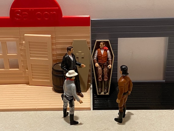 1/18 Scale Coffin With Cross for 3-3/4 Inch Action Figures - Etsy