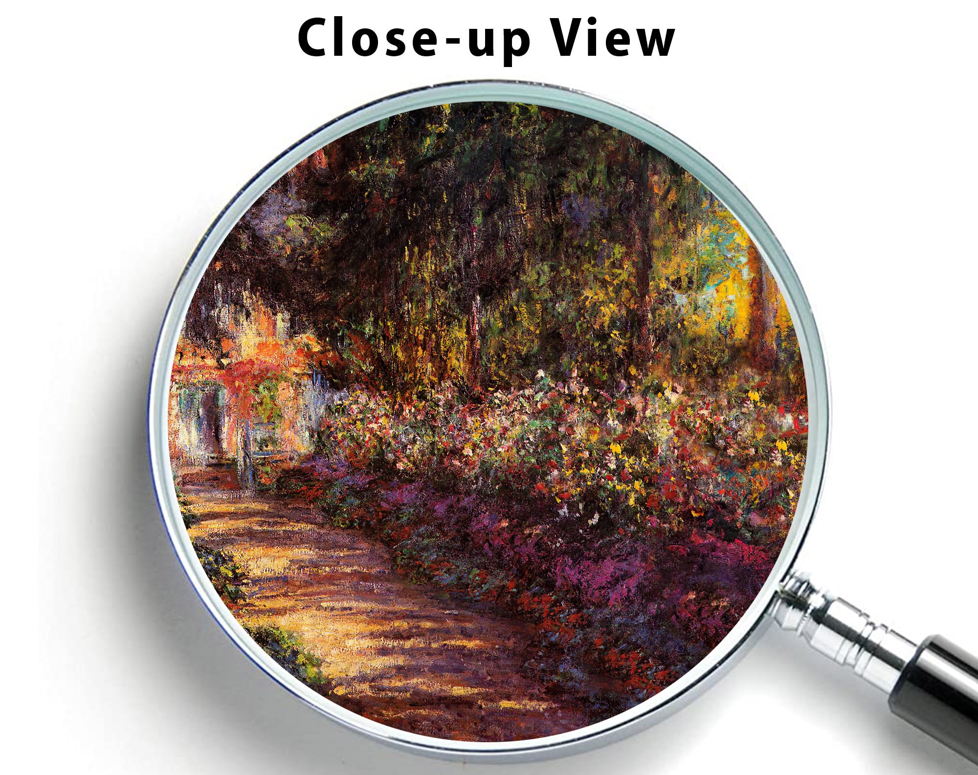 Claude Monet garden Path at Giverny 1902 jardin - Etsy