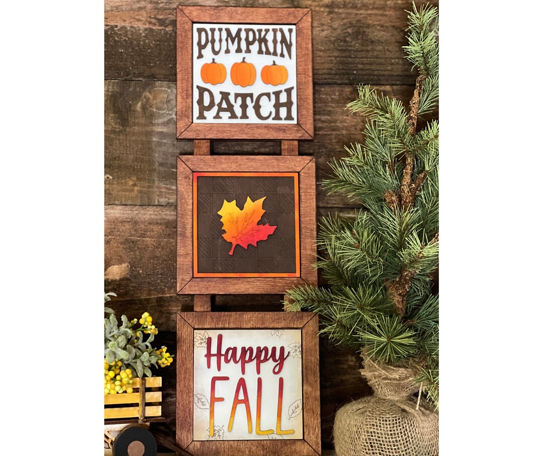 Fall Leaning Ladder - Etsy