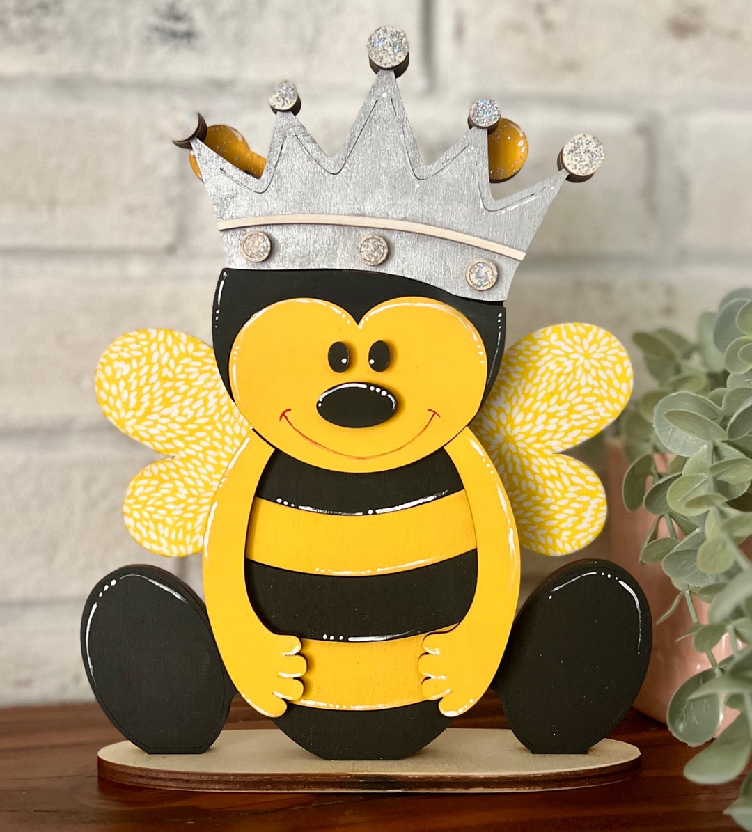 Honey Bee, Interchangeable Hat, DIY Paint Kit, Wood Cut Out. - Etsy