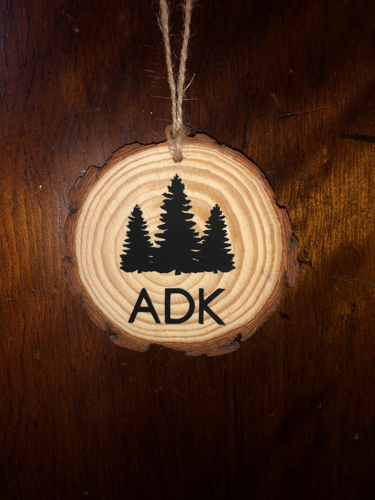 Adirondack Themed Wooden Ornament | Etsy