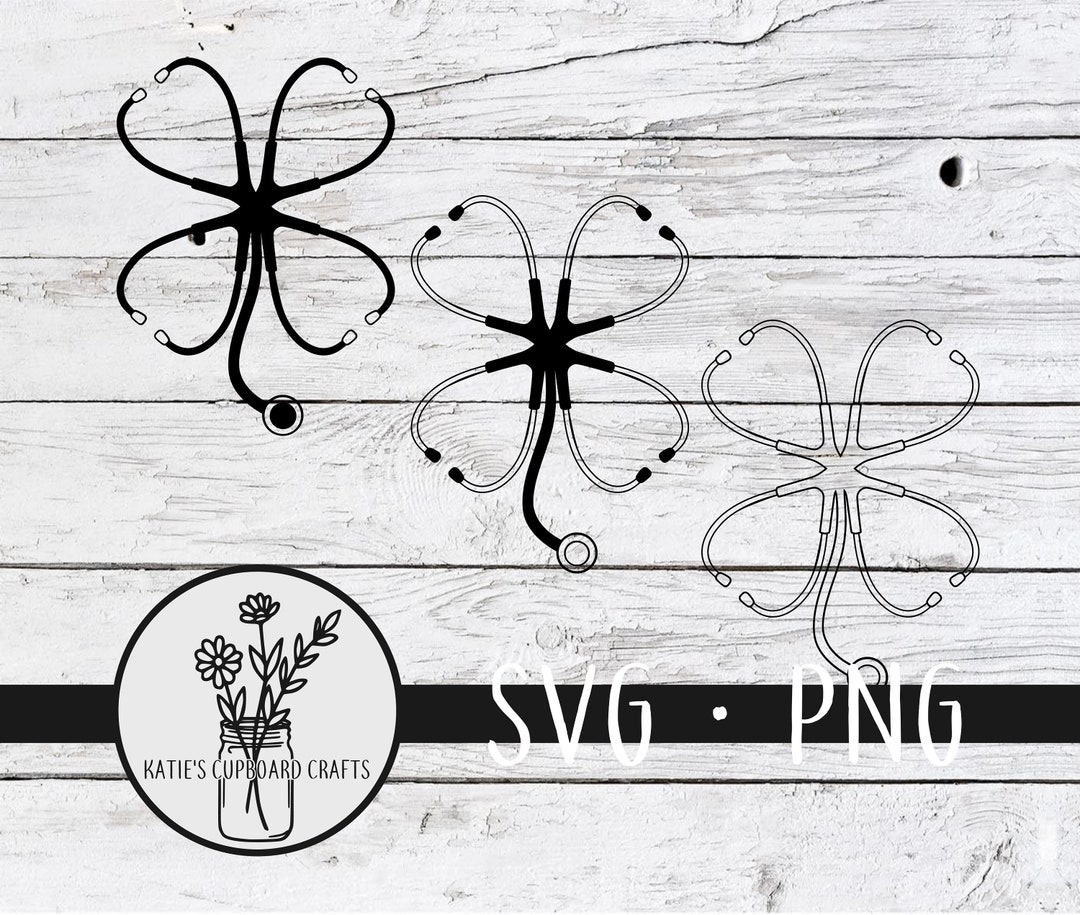 Stethoscope Clover Bundle; Stethoscope Shamrock; St Patrick's Day ...