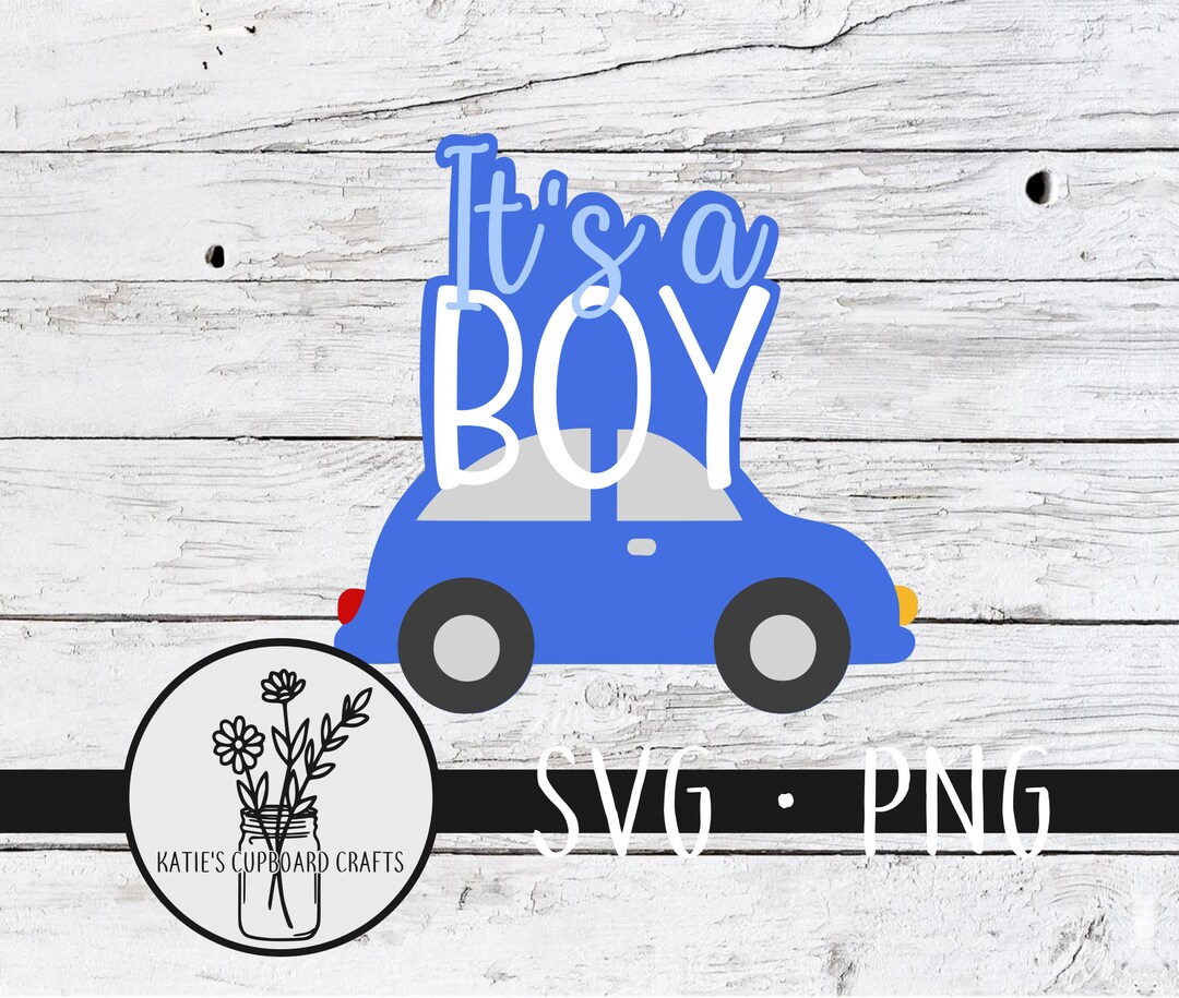 It's A Boy - SVG Cut File - Etsy