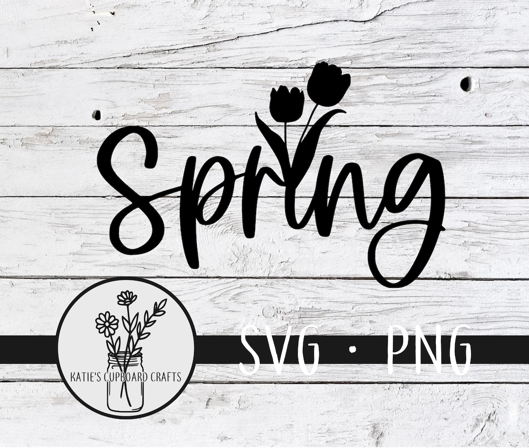 Spring; Flowers; Tulips - SVG Cut File - Etsy