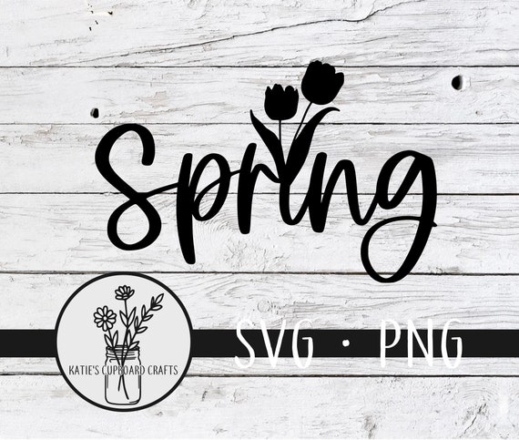 Spring Flowers Tulips SVG Cut File | Etsy