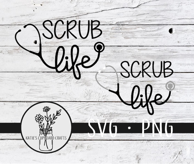Scrub Life - SVG Cut File Bundle - Etsy