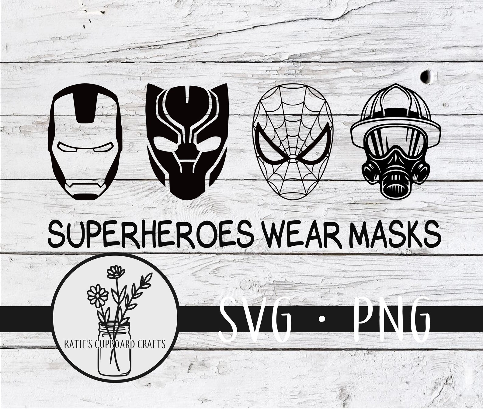Superheroes Wear Masks SVG Cut File | Etsy