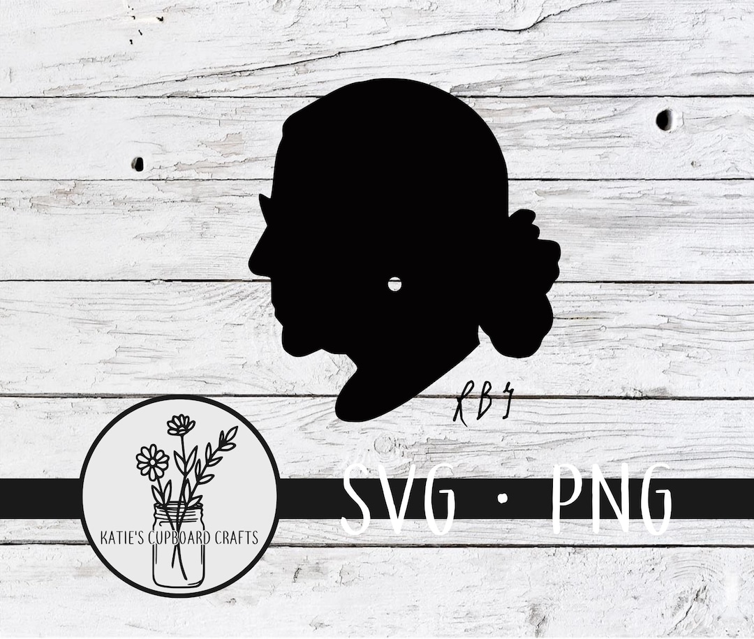 Ruth Bader Ginsburg; RBG; Signature; Initials - SVG Cut Files - Etsy