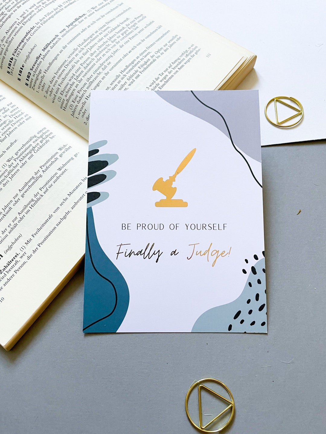 Finally a Judge Postcard - Legal Card for New Judges or Aspiring Judges ...