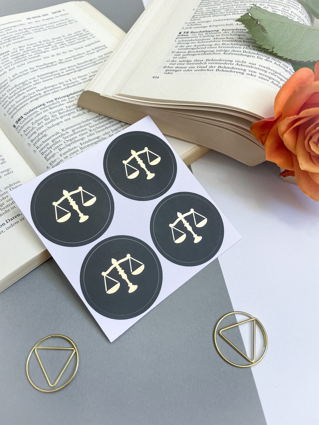 4 Stickers Scales of Justice Gift for Lawyers Lawyers Law - Etsy