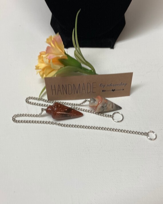 2 Pendulums With Chain Chakra Handmade Jewelry Fashion | Etsy