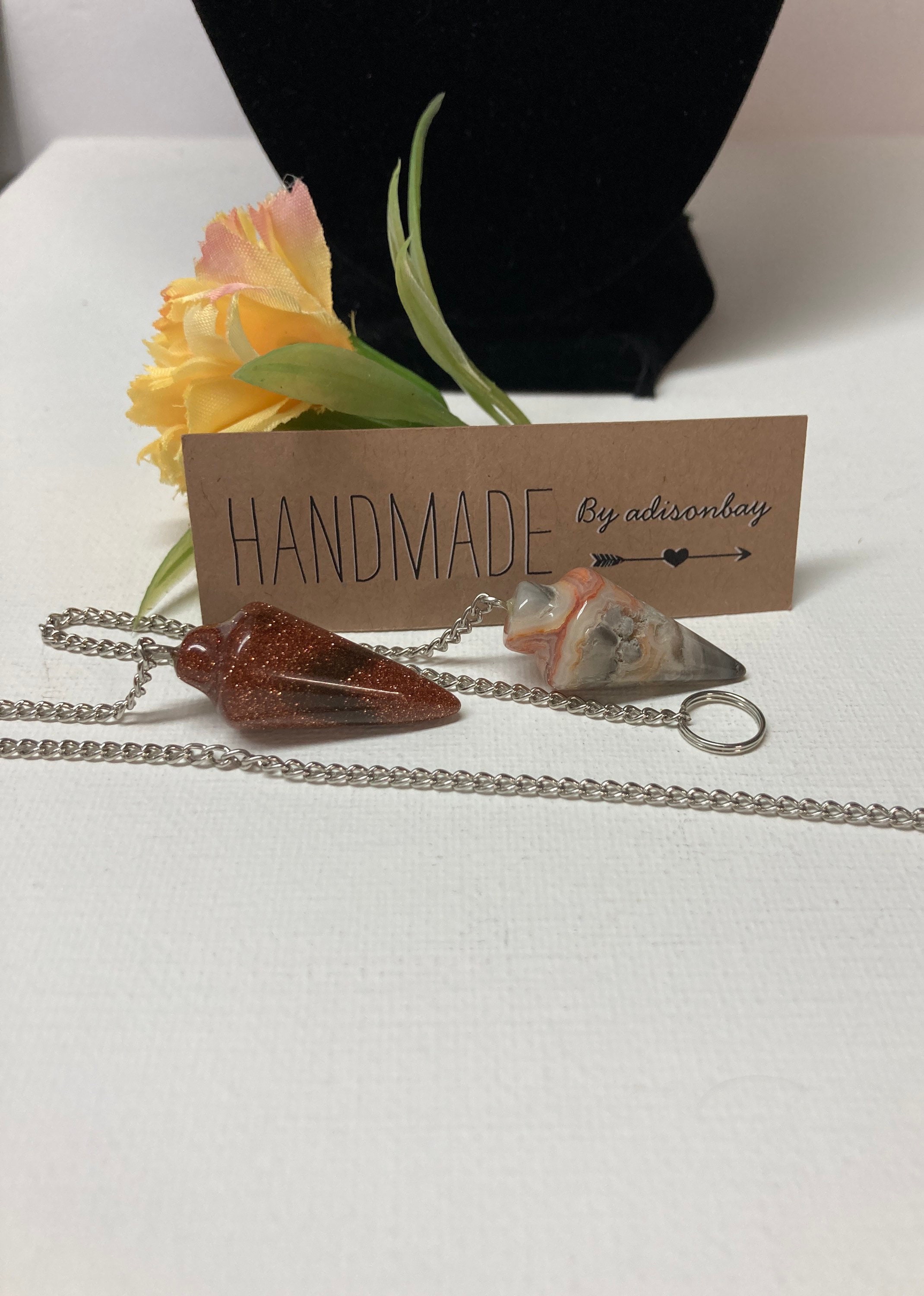 2 Pendulums With Chain Chakra, Handmade, Jewelry, Fashion Jewelry ...