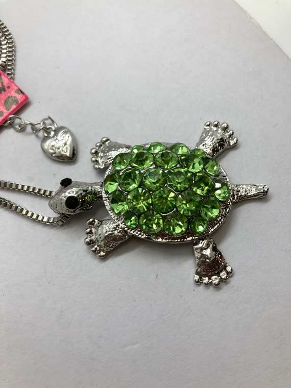 Betsey johnson turtle necklace store