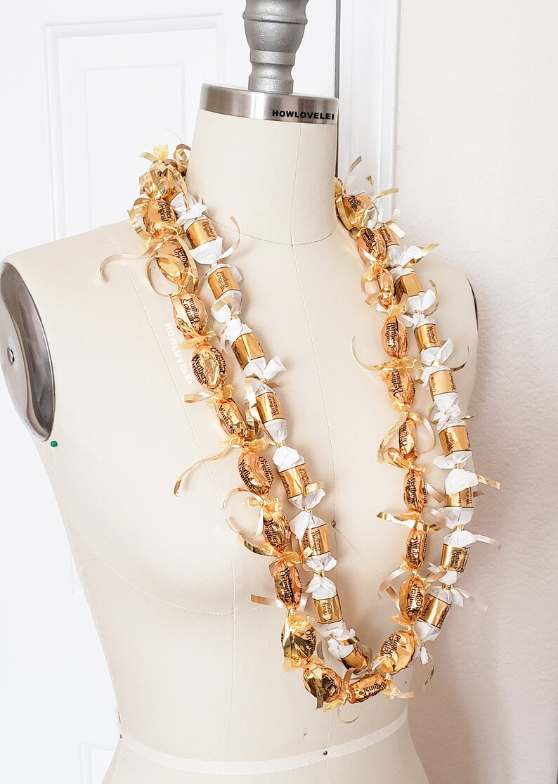 Golden Caramel Candy Lei - Etsy