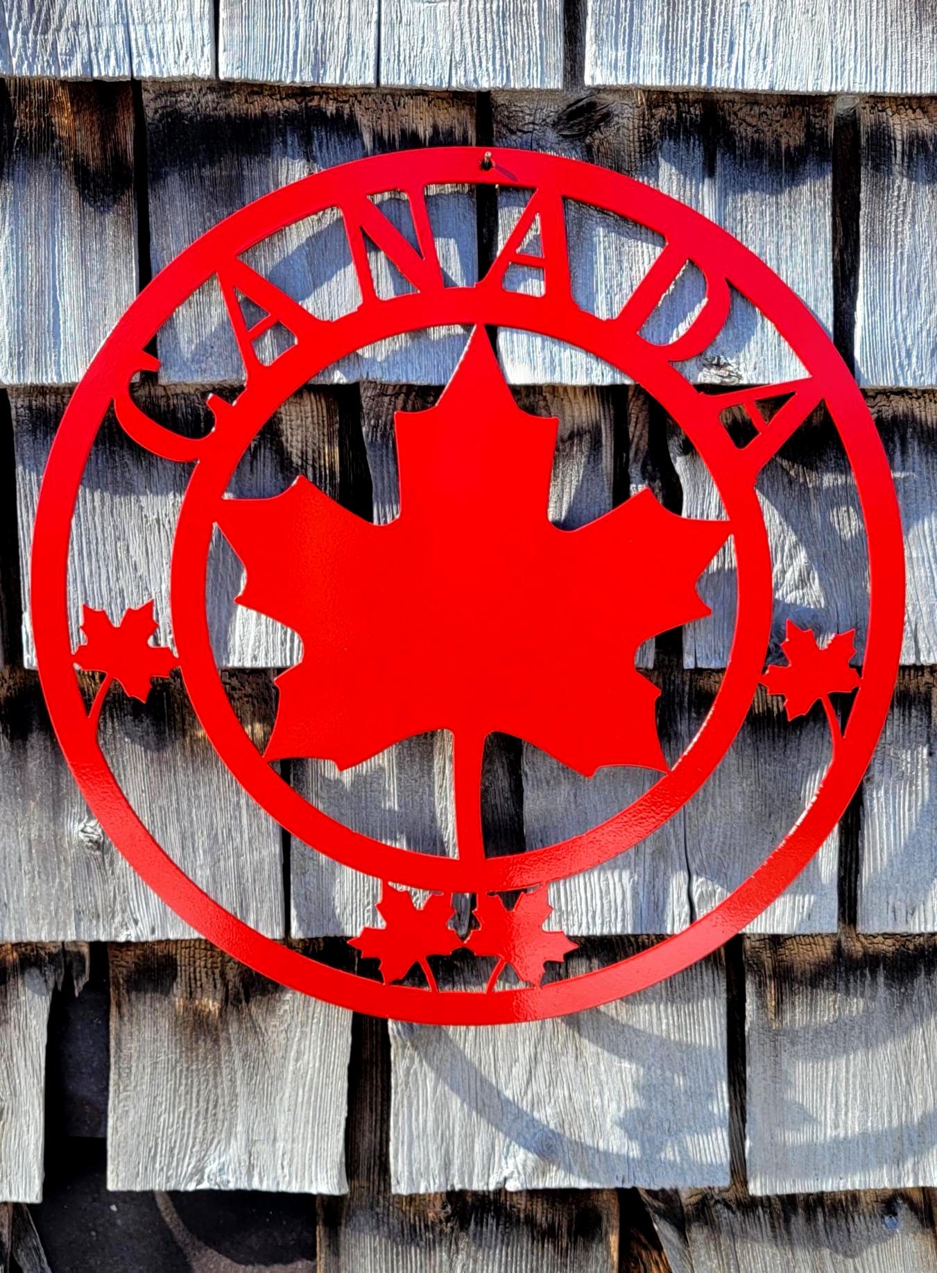 Canada Maple Leaf Sign ,metal House Sign, - Etsy